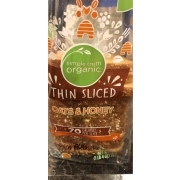 Simple Truth Organic Thin Sliced Oats & Honey: Calories, Nutrition ...