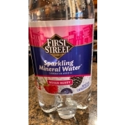 First Street Sparkling Mineral Water, Mixed Berry: Calories, Nutrition ...