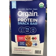 Orgain Protein Snack Bar, Variety Pack: Calories, Nutrition Analysis ...