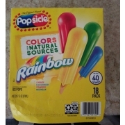 Popsicle Ice Pops, Rainbow, Variety Pack: Calories, Nutrition Analysis ...