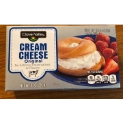 Clover Valley Cream Cheese: Calories, Nutrition Analysis & More | Fooducate
