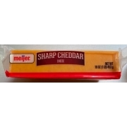 Meijer Cheese, Sharp Cheddar: Calories, Nutrition Analysis & More ...