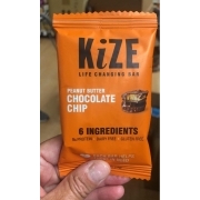 Kize Raw Energy Bar, Peanut Butter Chocolate Chip: Calories, Nutrition ...