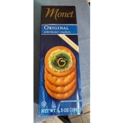 Monet Original Entertainer Crackers: Calories, Nutrition Analysis ...