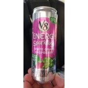 V8 Plus Energy White Grape Raspberry: Calories, Nutrition Analysis ...