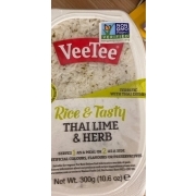 VeeTee Rice, Thai Lime & Herb: Calories, Nutrition Analysis & More ...
