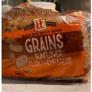 L'oven Fresh Bread, Grains + Sunflower, Flax & Hemp: Calories ...