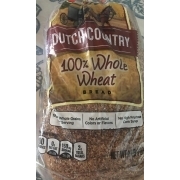 Stroehmann Bread, 100% Whole Wheat, Dutch Country: Calories, Nutrition ...