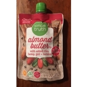 Simple Truth Almond Butter: Calories, Nutrition Analysis & More | Fooducate
