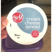 Big Y Cream Cheese Spread: Calories, Nutrition Analysis & More | Fooducate