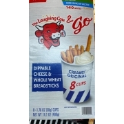The Laughing Cow Dippable Cheese & Whole Wheat Breadsticks: Calories ...