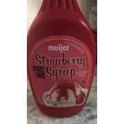 Meijer Strawberry Syrup: Calories, Nutrition Analysis & More | Fooducate