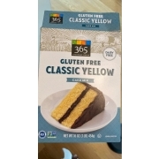 365 Everyday Value Cake Mix, Classic Yellow, Gluten Free: Calories ...