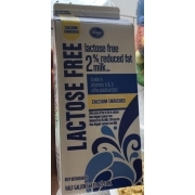 Kroger Milk, 2% Reduced Fat, Lactose Free: Calories, Nutrition Analysis ...