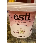Esti Greek Yogurt, Vanilla, Whole Milk: Calories, Nutrition Analysis ...