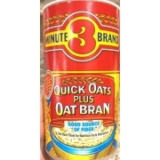 3 Minute Brand Quick Oats, Plus Oat Bran: Calories, Nutrition Analysis ...