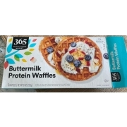 365 Whole Foods Market Waffles, Buttermilk Protein: Calories, Nutrition ...