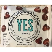 Yes Bar Snack Bar, Dark Chocolate Chip: Calories, Nutrition Analysis ...