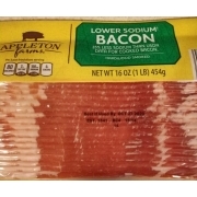 Appleton Farms Bacon, Lower Sodium: Calories, Nutrition Analysis & More ...