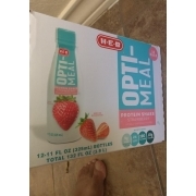 H-E-B Protein Shake, Opti-Meal, Strawberry: Calories, Nutrition ...