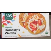 365 Whole Foods Market Waffles, Homestyle, Organic: Calories, Nutrition ...