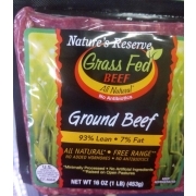 Nature's Reserve Grass Fed Beef: Calories, Nutrition Analysis & More ...