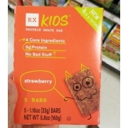 RX Kids Protein Snack Bar, Strawberry: Calories, Nutrition Analysis ...