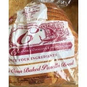 Calandra's Bread, Hearth Oven Baked Panella: Calories, Nutrition ...