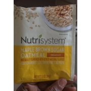 Nutrisystem Oatmeal, Maple Brown Sugar: Calories, Nutrition Analysis ...