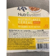 Nutrisystem Cereal, Breakfast, Nutriflakes: Calories, Nutrition ...