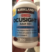 Kirkland Signature Ocusight, Dietary Supplement: Calories, Nutrition ...
