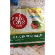 Fiber One Wraps, Garden Vegetable: Calories, Nutrition Analysis & More ...