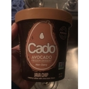 Cado Frozen Dessert, Java Chip, Avocado: Calories, Nutrition Analysis ...