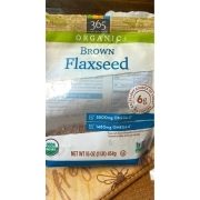 365 Everyday Value Brown Flaxseed, Organic: Calories, Nutrition ...