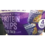 Quest Protein Chips, Tortilla Style, Loaded Taco: Calories, Nutrition ...