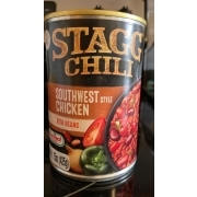 Stagg Chili, Southwest Style Chicken With Beans, Canned: Calories ...