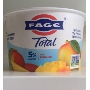 FAGE Strained Yogurt With Mango: Calories, Nutrition Analysis & More ...