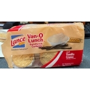Lance Van-O Lunch Vanilla Creme Cookies: Calories, Nutrition Analysis ...