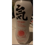 Genki Sparkling Water, Peach: Calories, Nutrition Analysis & More ...