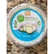 Simple Truth Cauliflower Dip, Plant Based, Tzatziki: Calories ...
