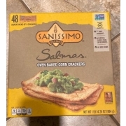 Sanissimo Salmas Oven Baked Corn Crackers: Calories, Nutrition Analysis ...