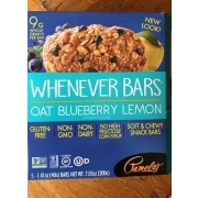 Pamela's Whenever Bars, Oat Blueberry Lemon: Calories, Nutrition ...