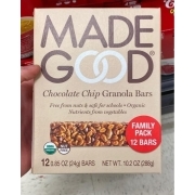 Made Good Granola Bars, Chocolate Chip: Calories, Nutrition Analysis ...