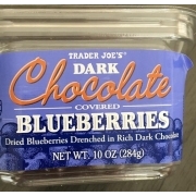 Trader Joe's Chocolate Covered Blueberries: Calories, Nutrition Analysis & More | Fooducate