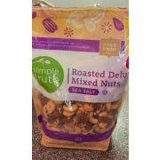 Simple Truth Mixed Nuts, Roasted Deluxe, Sea Salt: Calories, Nutrition ...