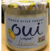 Yoplait Oui Yogurt, French Style, Lemon: Calories, Nutrition Analysis ...