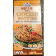 Kirkwood Chicken Patties, Mexi Cali Style: Calories, Nutrition Analysis & More | Fooducate