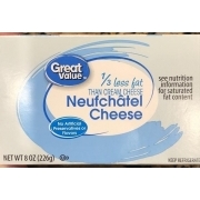 Great Value Neufchatel Cheese: Calories, Nutrition Analysis & More ...