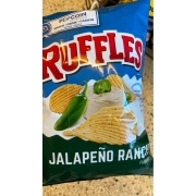 Ruffles Chips, Jalapeno Ranch: Calories, Nutrition Analysis & More ...