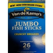 Van De Kamp's Jumbo Fish Sticks: Calories, Nutrition Analysis & More ...